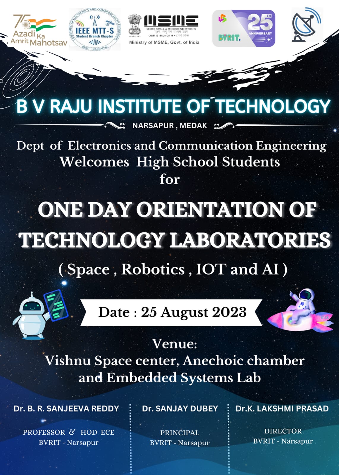 Dept. of ECE: “Orientation of Technology Laboratories” for the Vishnu ...