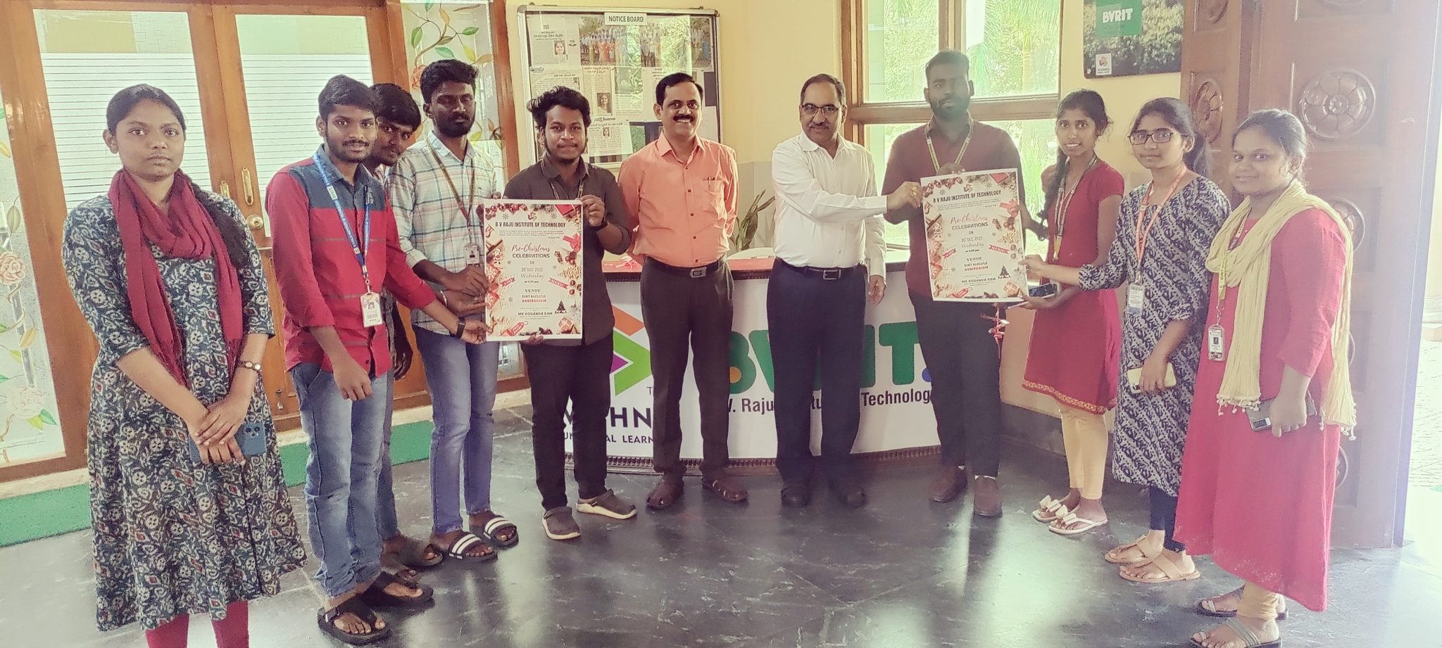 BVRIT: Pre-Christmas Celebrations on 20-12-2023 – BVRIT | BV Raju ...